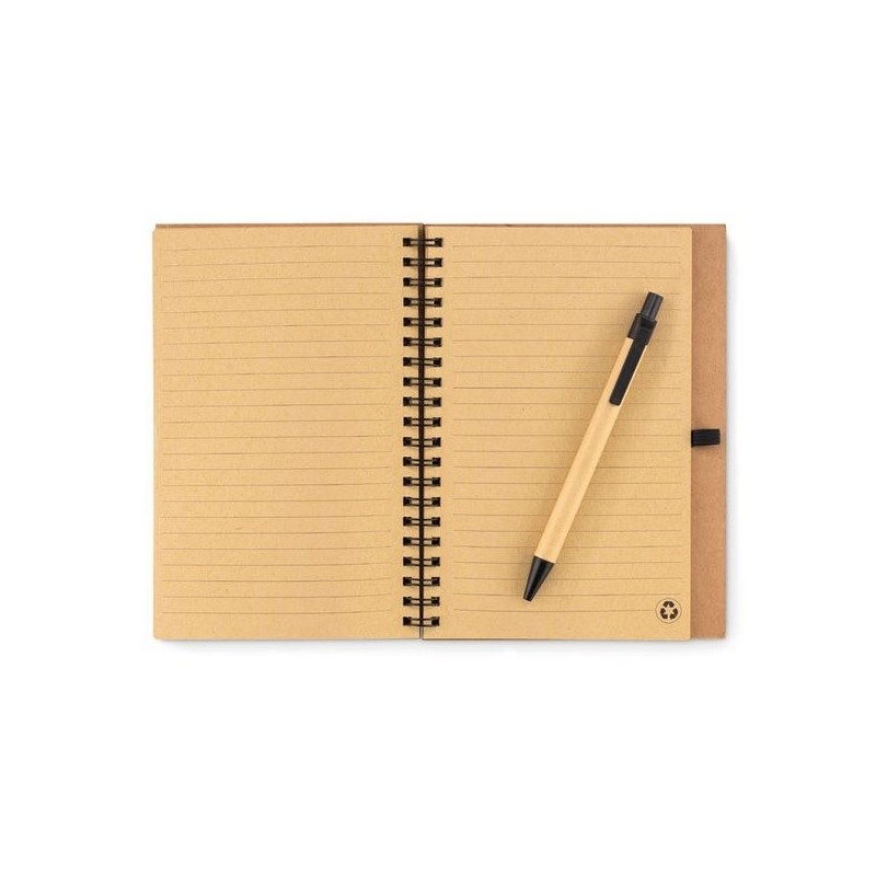 Carnet en liège avec stylo personnalisable | 00010LAB0139377 | Objets ...
